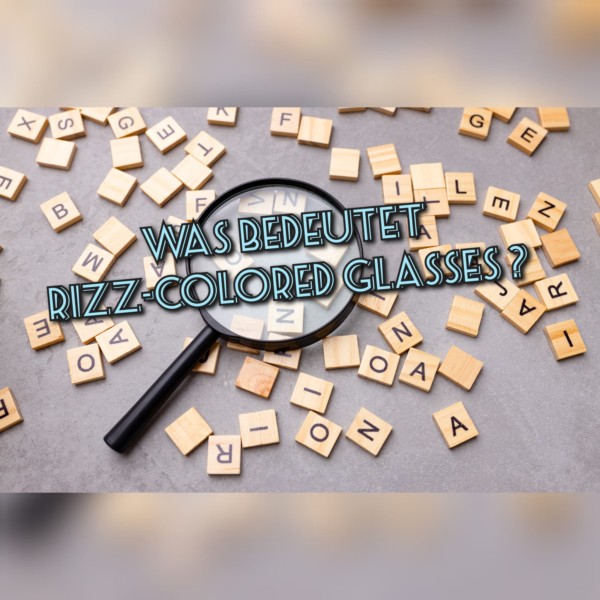 Was bedeutet Rizz-Colored Glasses: Bedeutung, Definition & Herkunft ...