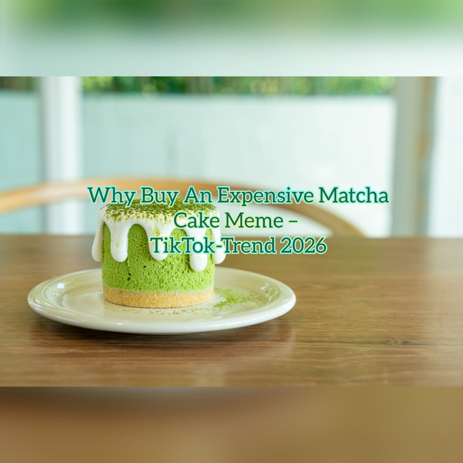 Why Buy An Expensive Matcha Cake Meme – TikTok-Trend 2026