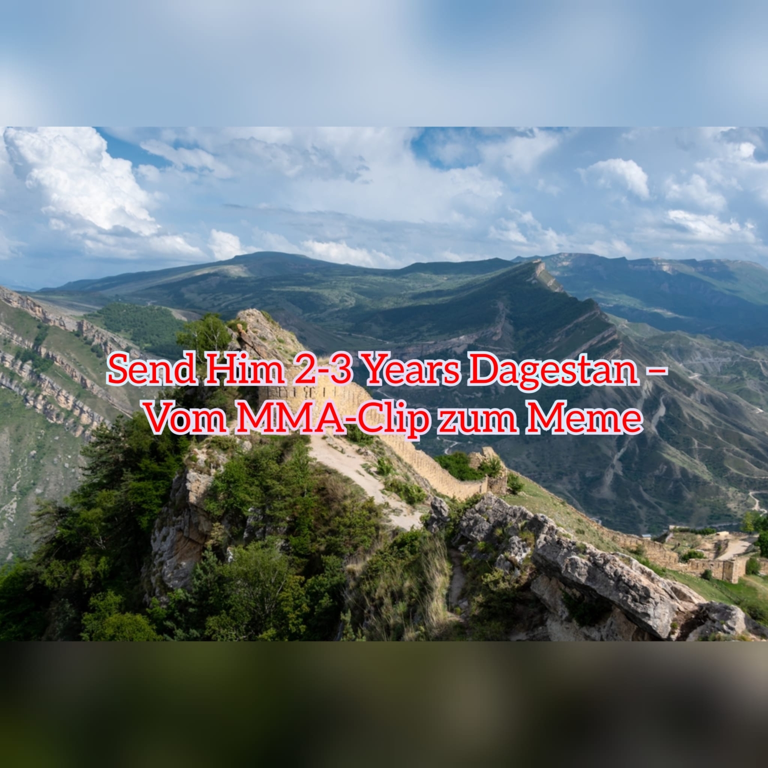 Send Him 2-3 Years Dagestan – Vom MMA-Clip zum Meme